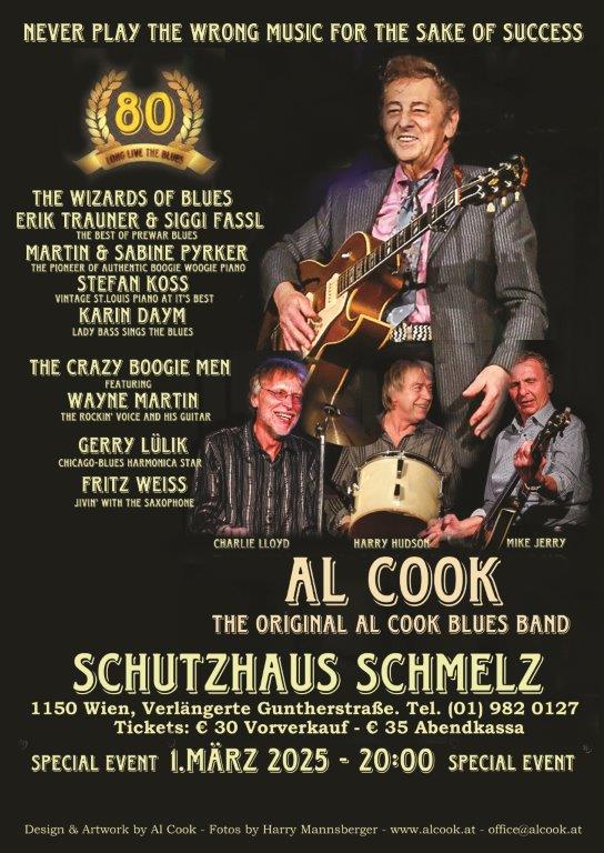 AL COOK - A legendary white face in blues celebrates his 80th birthday ...